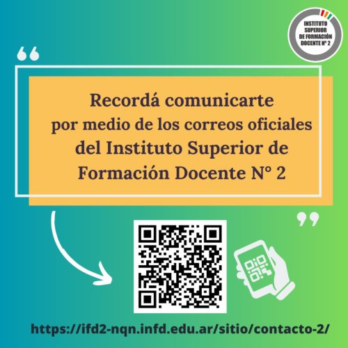 INSTITUTO SUPERIOR DE FORMACIÓN DOCENTE Nº 2